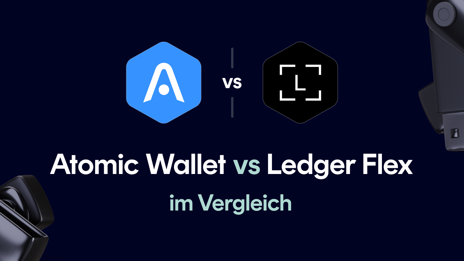 Atomic Wallet vs Ledger Flex im Vergleich (Januar 2026)